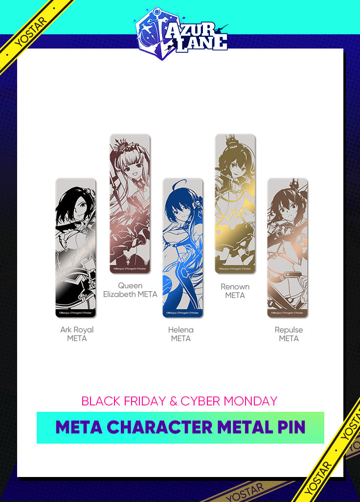 Azur Lane | META Character Metal Pin | Black Friday 2023 – Yostar ...