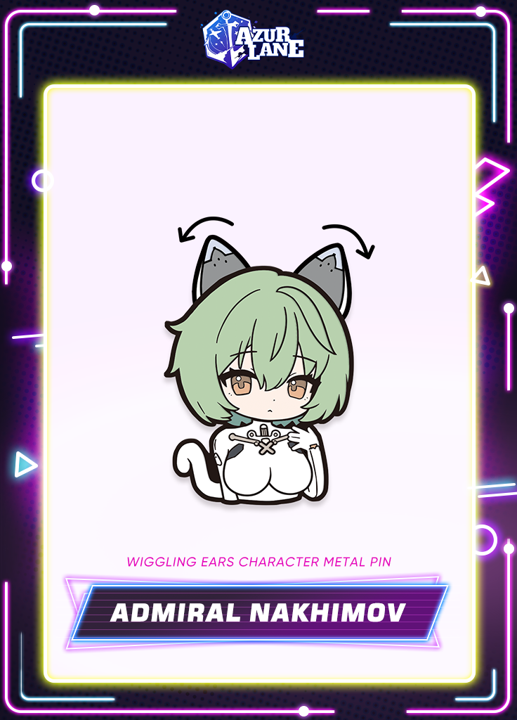 Azur Lane | Wiggling Ears Character Metal Pin | Black Friday 2025 ...