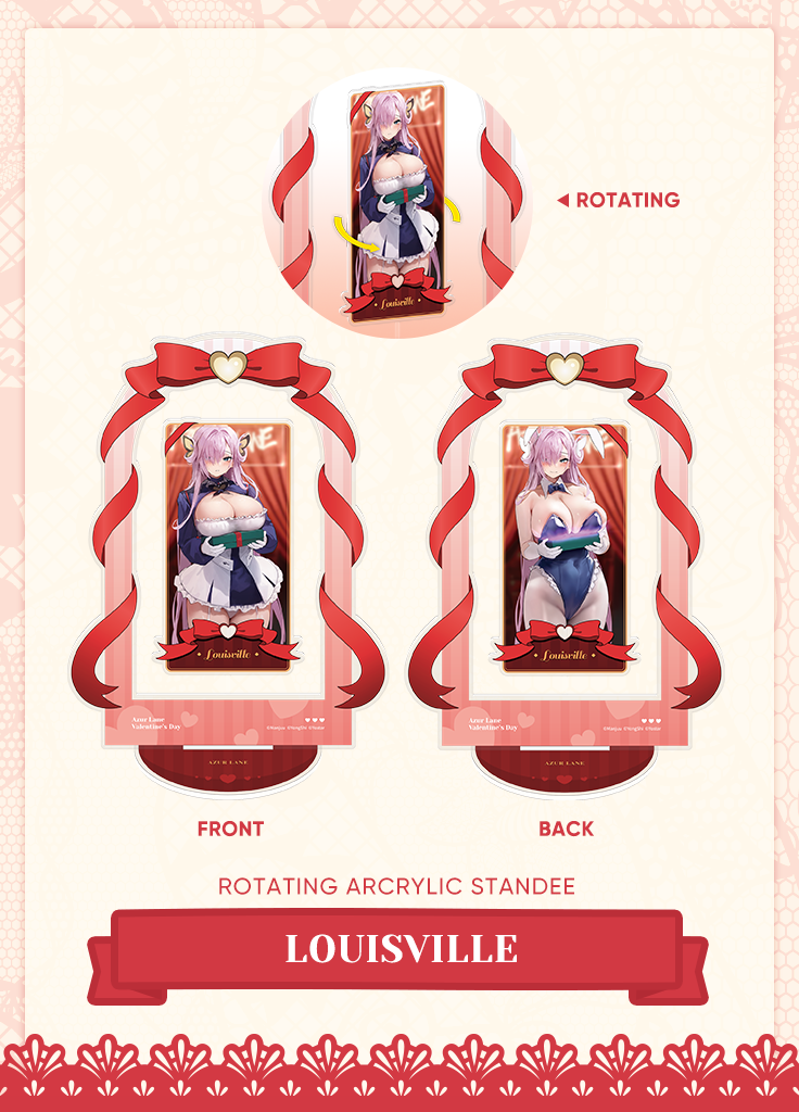 Azur Lane | Rotating Acrylic Standee | Valentine's Day 2024 – Yostar ...
