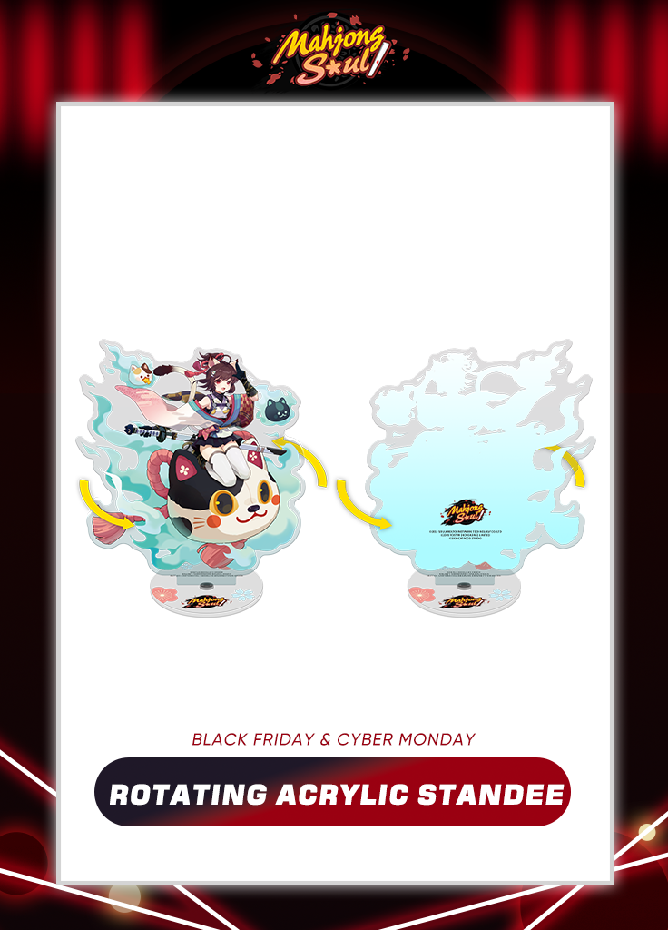 Mahjong Soul | Rotating Acrylic Standee | Black Friday 2024 – Yostar ...