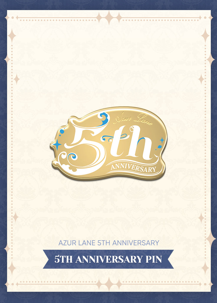 Azur Lane | 5th Anniversary Pin | 5th Anniv – Yostar Official Store US