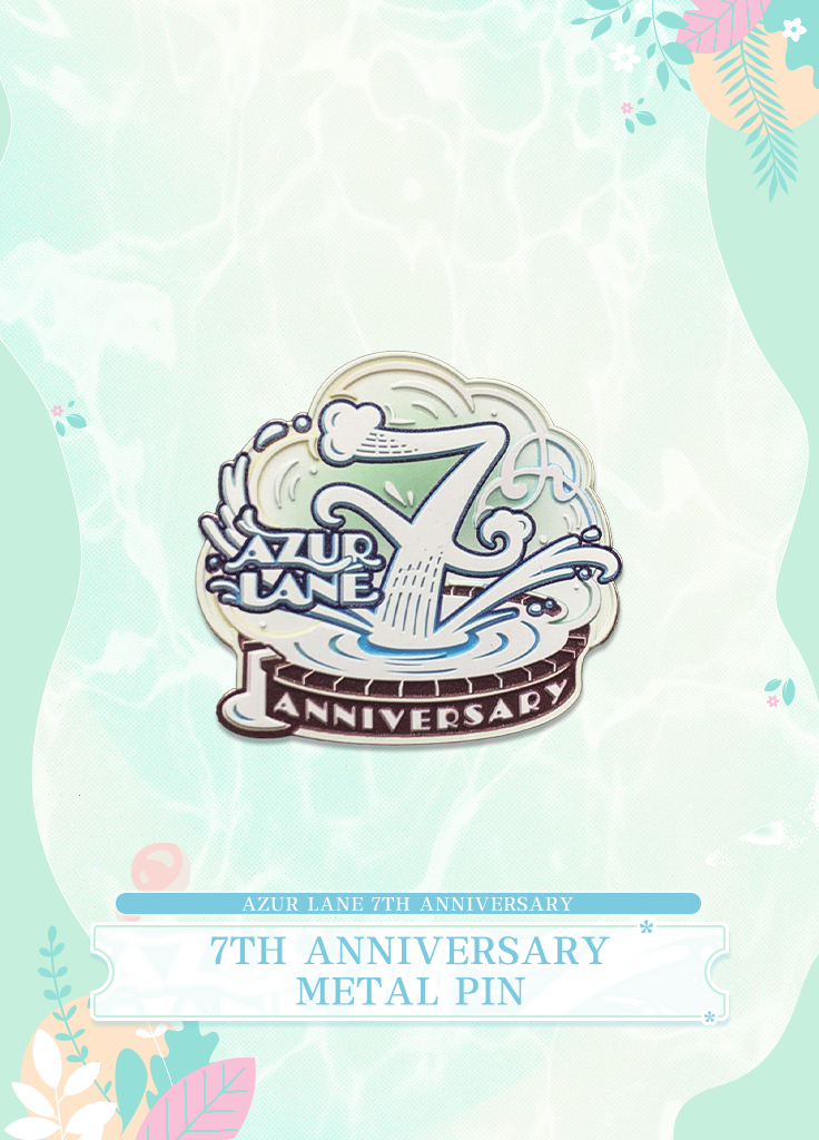 Azur Lane | 7th Anniversary Pin | 7th Anniv – Yostar Official Store US